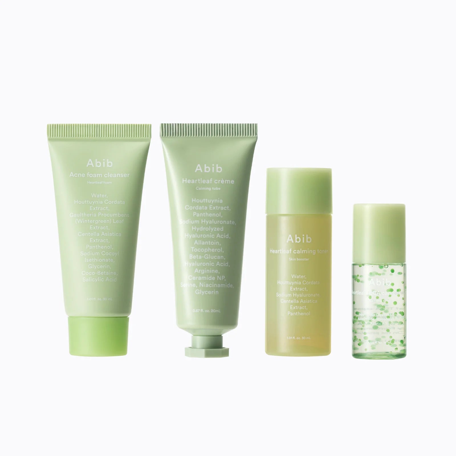 Abib Heartleaf Calming Trial Kit Travel-friendly Essential Set – Olive ...