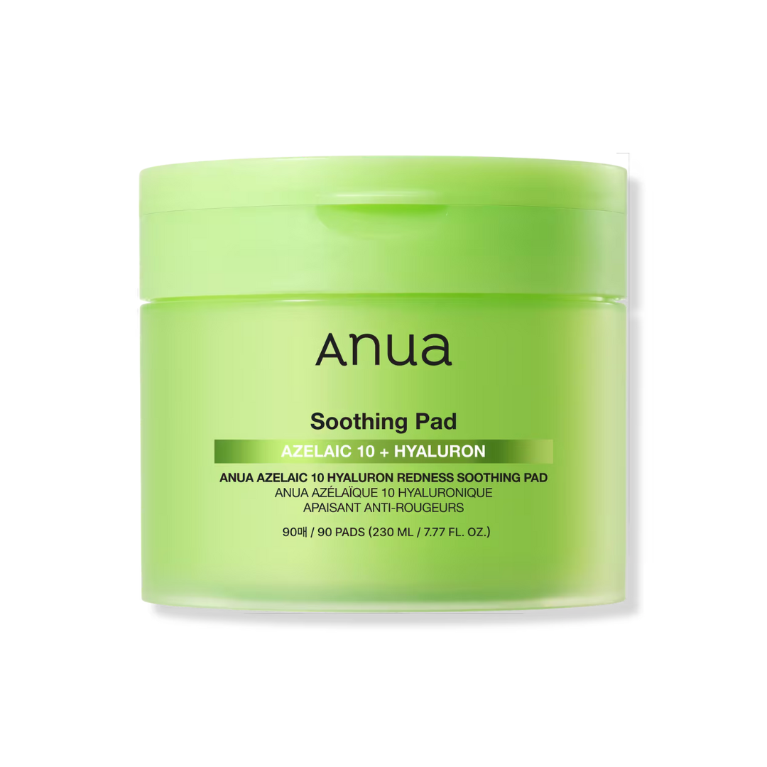 Anua Azelaic Acid 10% Redness Soothing Pads – Korean Toner Pads for ...