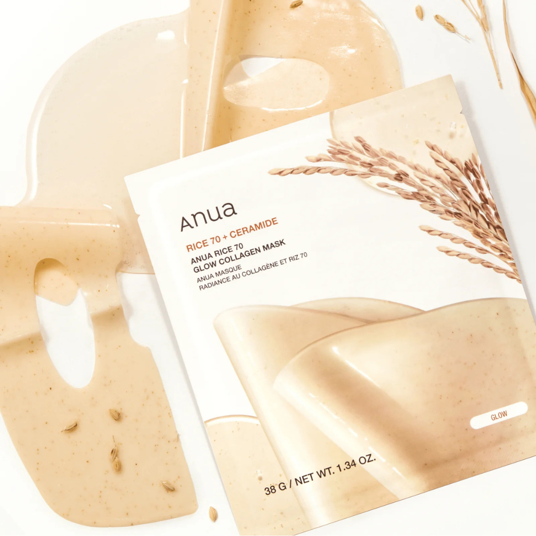 Anua Rice 70 Glow Collagen Mask – Olive Kollection