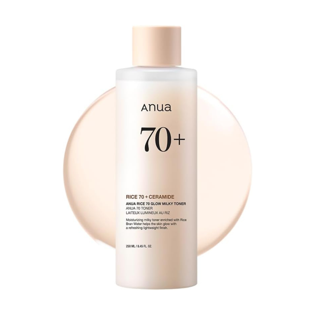 Anua Rice 70 Glow Milky Toner – Korean Milky Toner for Glass Skin ...