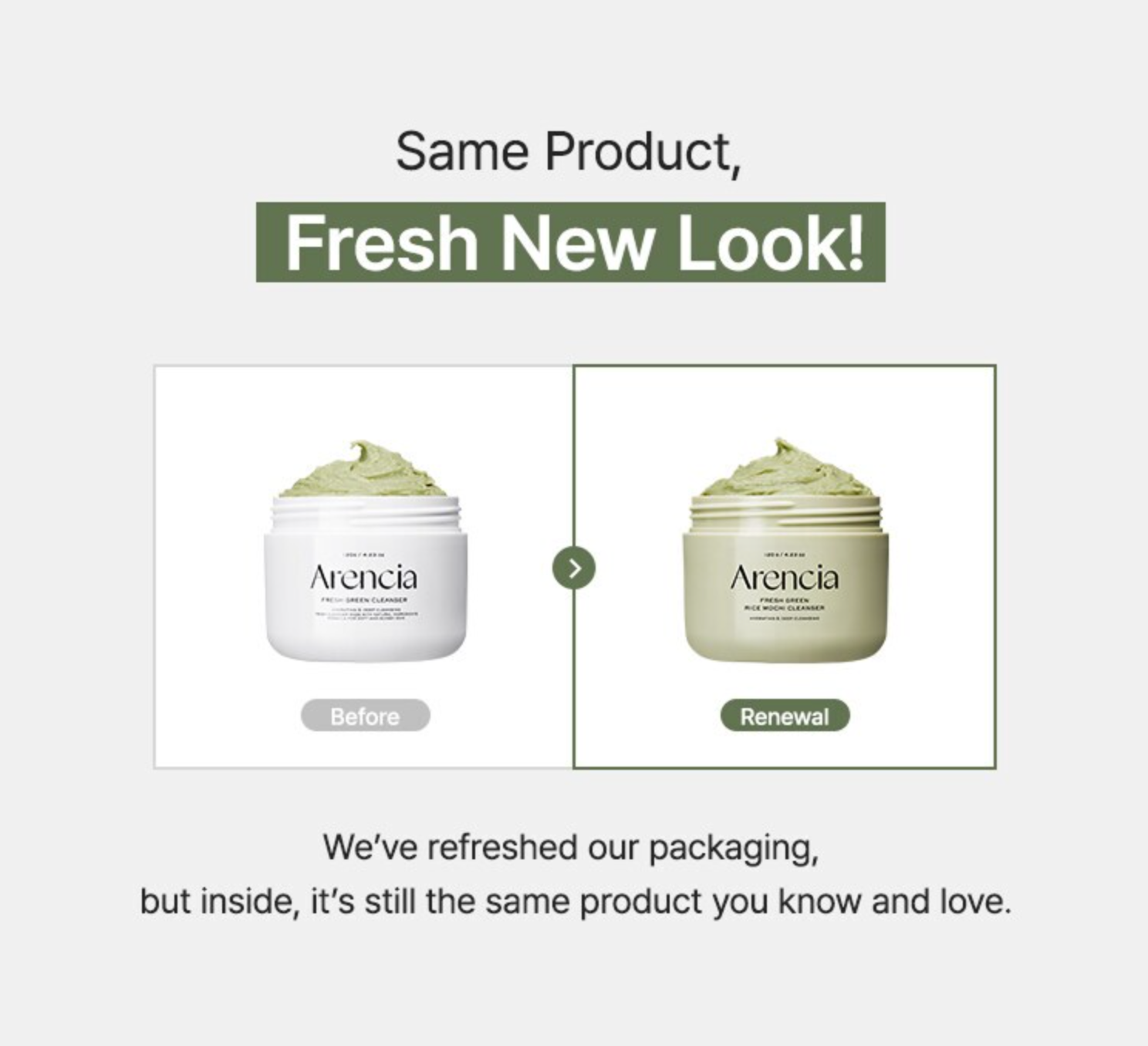 Arencia Fresh Green Rice Mochi Cleanser – Olive Kollection