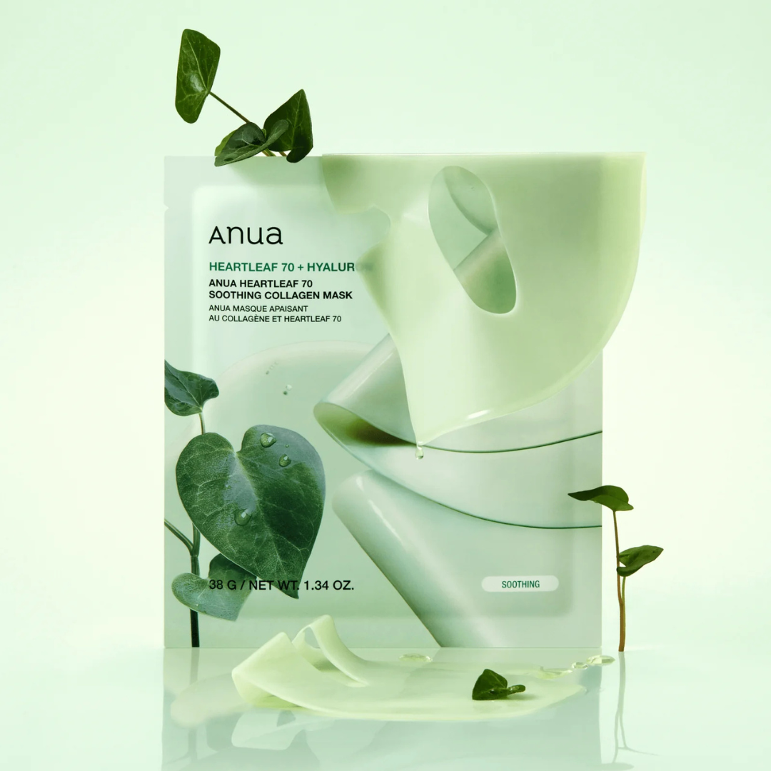 Anua Heartleaf 70 Soothing Collagen Mask – Olive Kollection